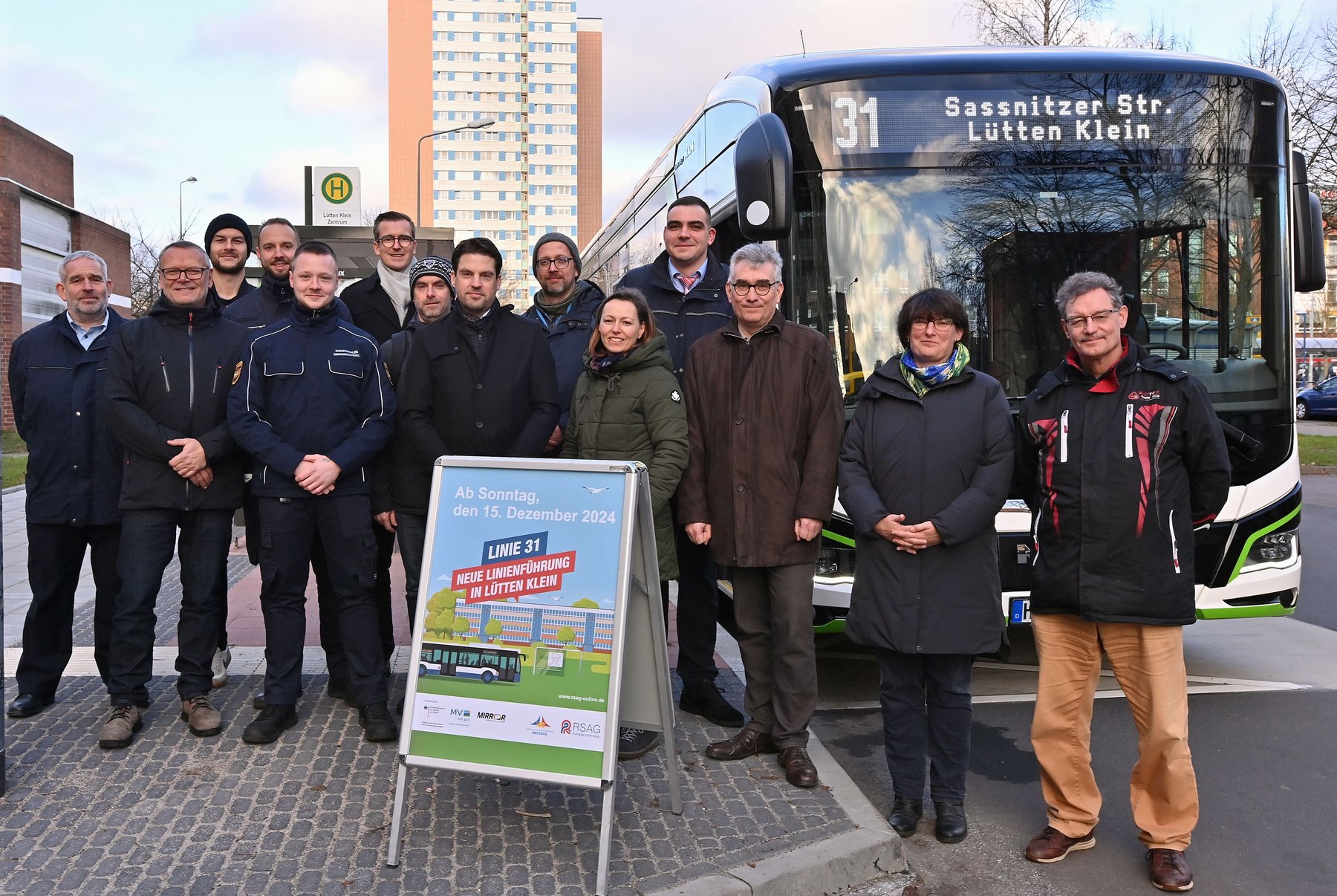 Buslinie 31: Neue Haltestellen für Lütten Klein und ein 10-Minuten-Takt ...